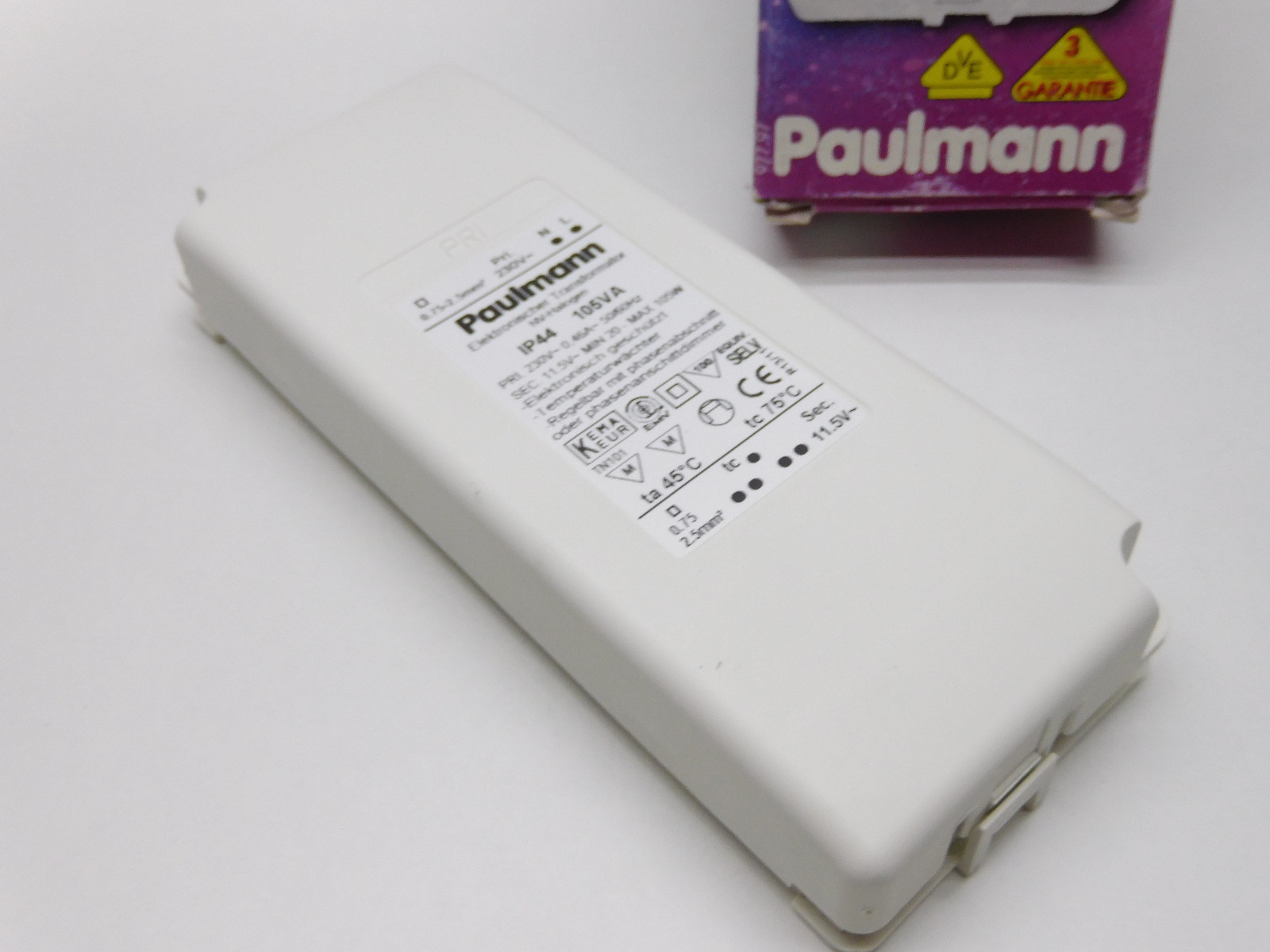 Paulmann Flachtrafo IP44 Transformator Trafo 977.97 Transfo 105 VA SELV OUTDOOR | eBay.de