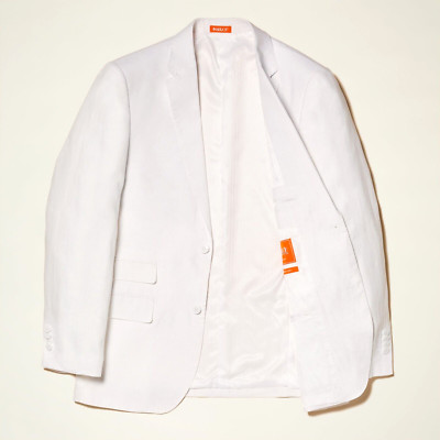 NEW Inserch Mens Solid 100% Linen Blazer Sport Jacket Slim Fit Summer ...