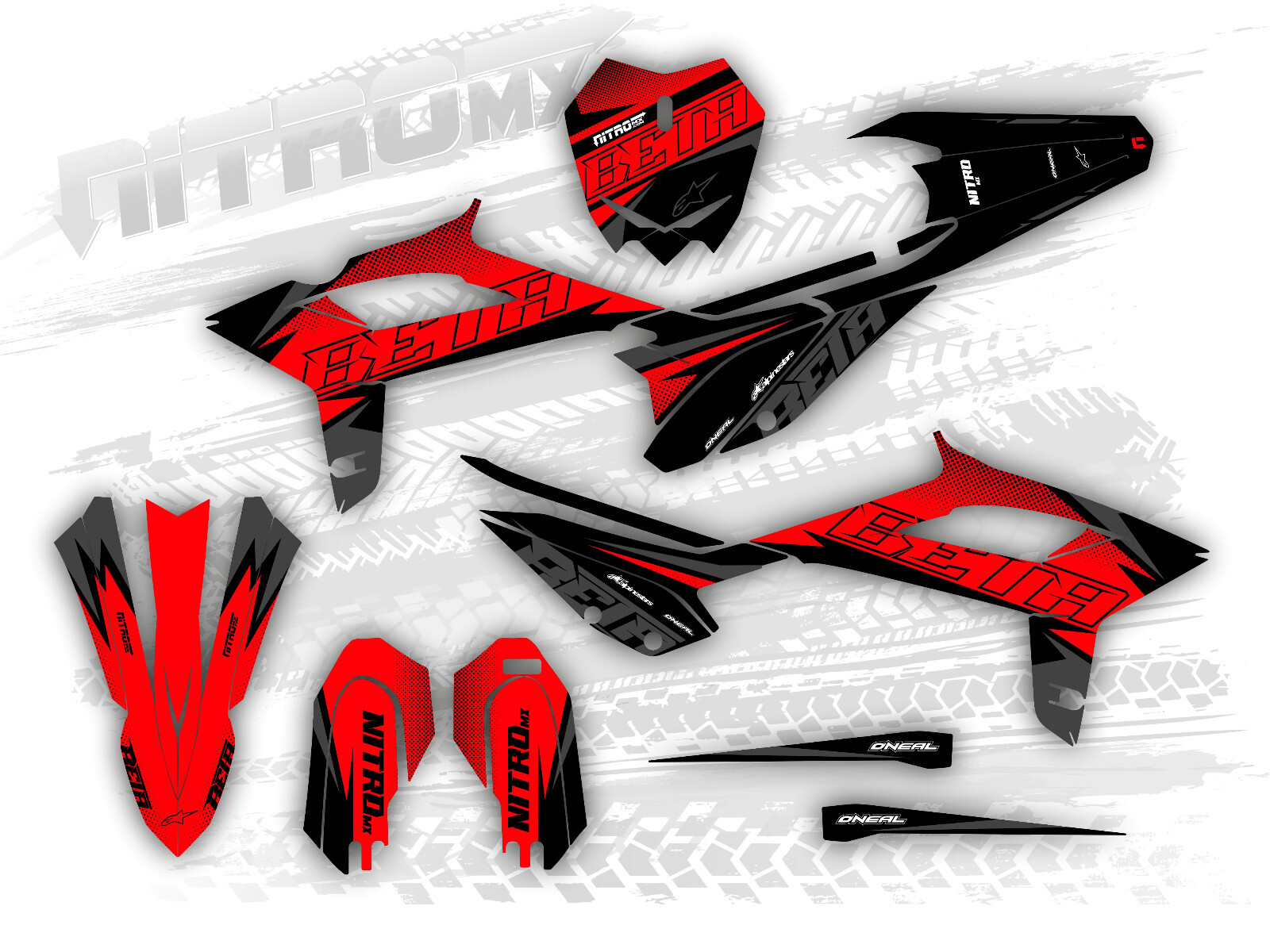 Graphics Kit fits Beta RX 2020 2021 2022 Decals Stickers | eBay
