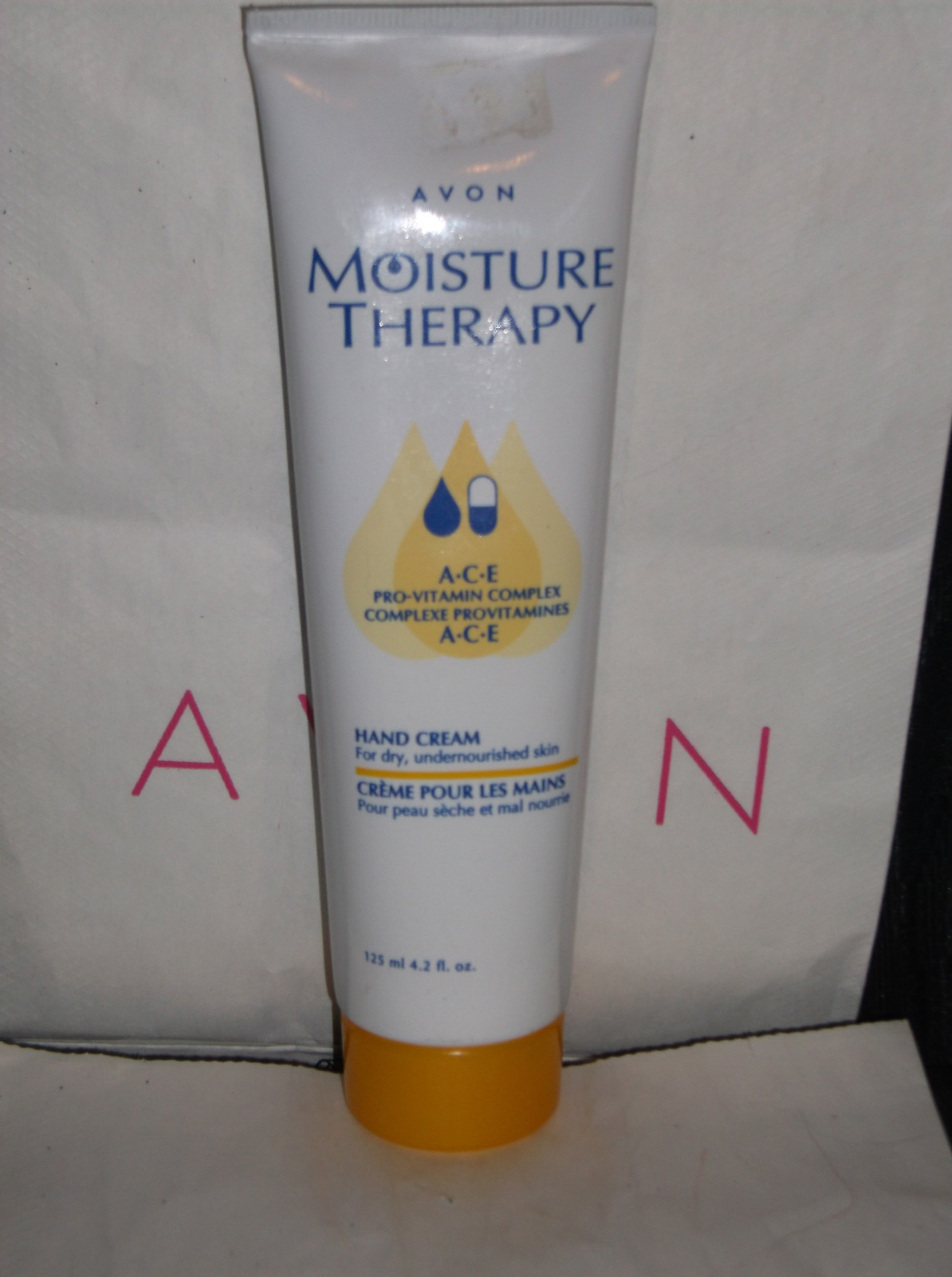 Avon-moisture therapy hand cream-lotion-oatmeal-intensive-silicone ...