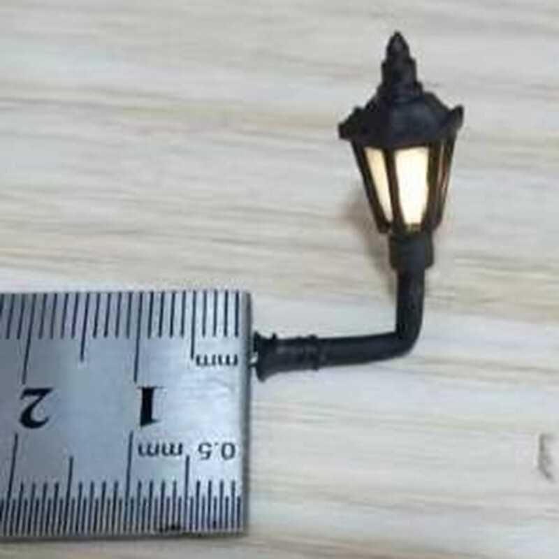 Instant lighting 10Pcs HO Scale 1100 Model Street Lights Railway Lamps ...