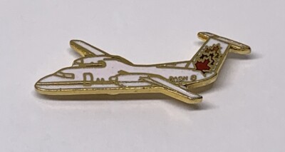 Dash 8 De Havilland Canada DHC-8 Airplane Airline Maple Leaf Lapel Pin ...