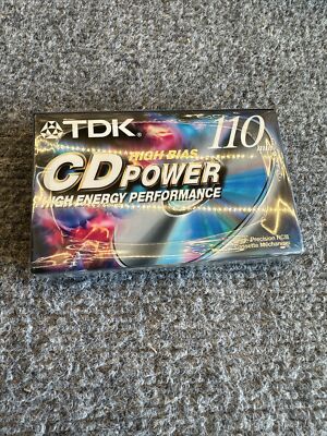 TDK CD Power 110 min Type II IECII High Bias Sealed Blank Audio ...