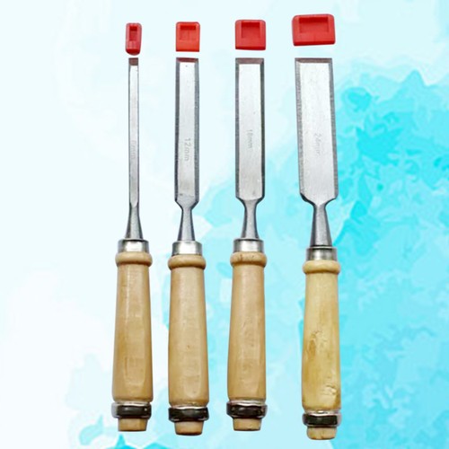 4 PCS/Set Wood Carving Hand Chisel Tool Set Woodworking Professional ...