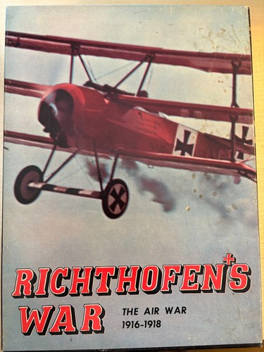 Avalon Hill Richthofen's War The Air War Red Baron Board Game COMPLETE ...
