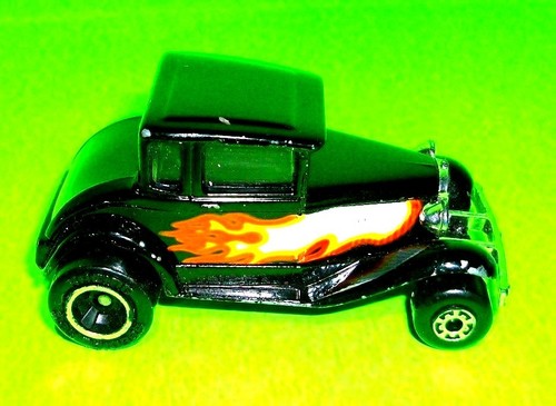 1979 Matchbox FORD MODEL A - Black Flames Diecast Car RARE Made in ...
