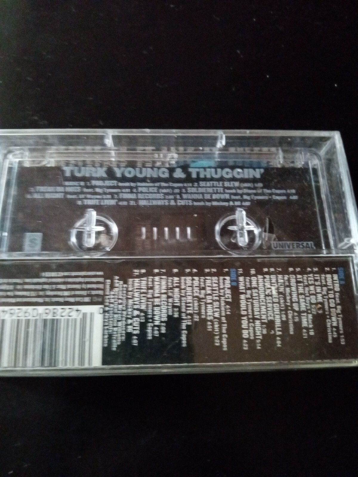 Young and Thuggin' [PA] by Turk (Cassette, Jun-2001, Cash Money) for ...