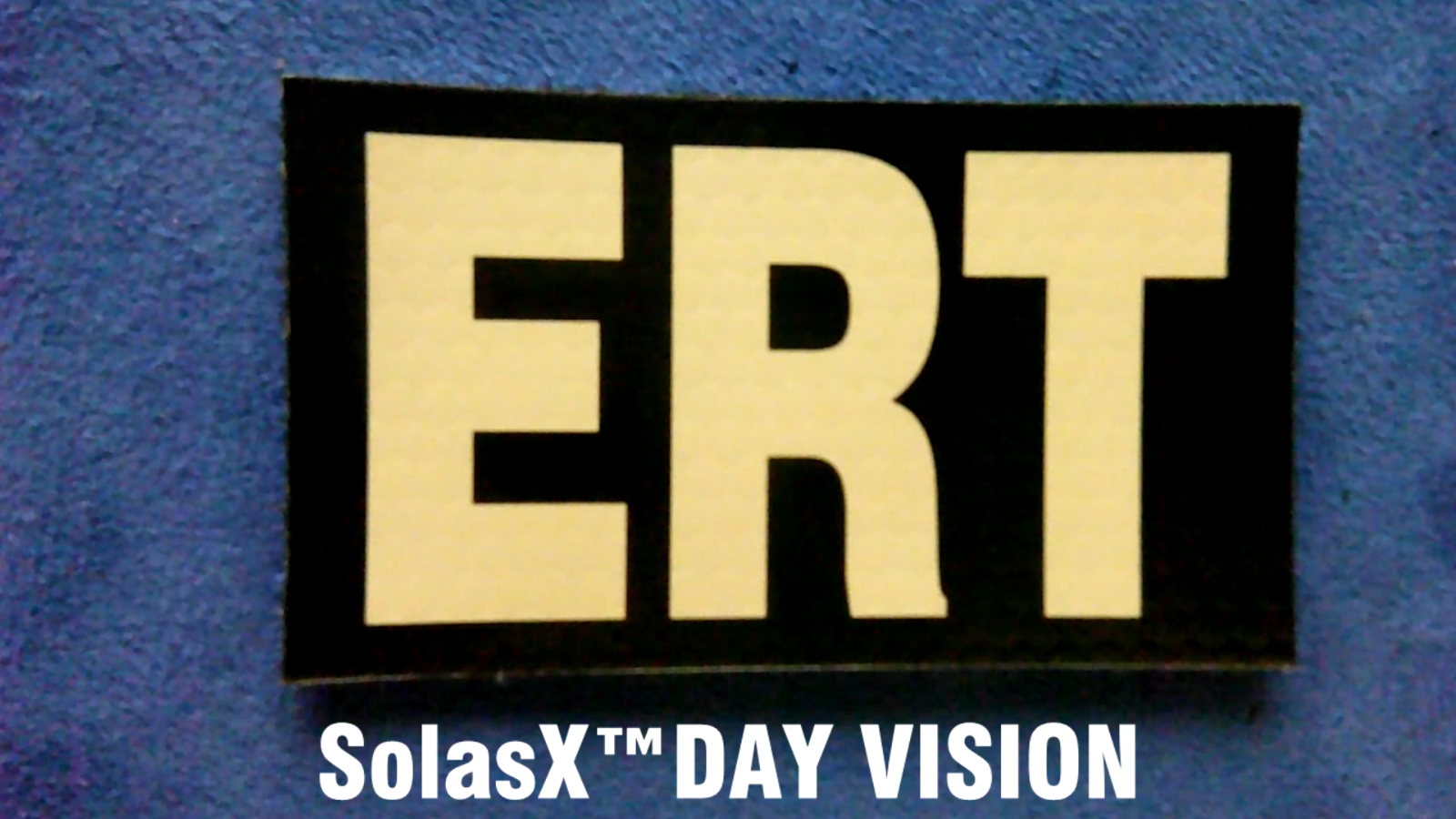 ERT patch 3.5" x2 Tan on IR Magic Black Solas WITH VELCRO® BRAND ...