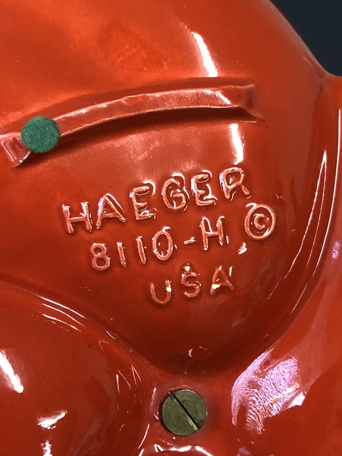 Vintage Drip Glaze Haeger 8110-H Orange Ceramic Relish Divided Tray ...