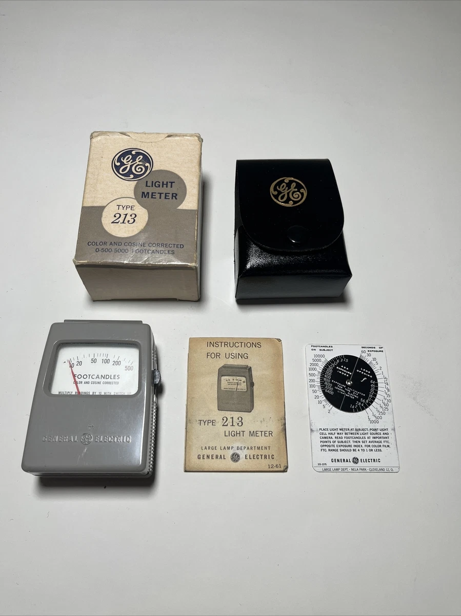 General Electric Light Meter Footcandles | Shelly Lighting