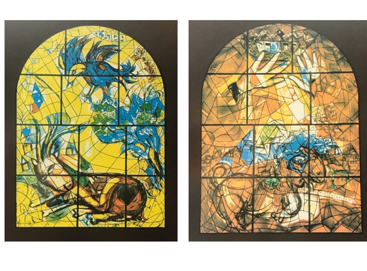 Marc Chagall Stained Glass Windows 12 Tribes