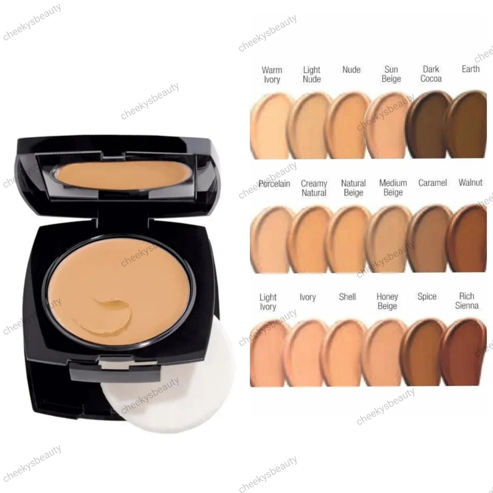 Avon True Colour Flawless Ultra Matte Cream to Powder Foundation, New ...