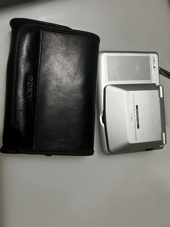 Sony Portable Shortwave ICF-SW07 Radio AN-LP2 AM/FM/SW/MW/LW SSB PLL | eBay