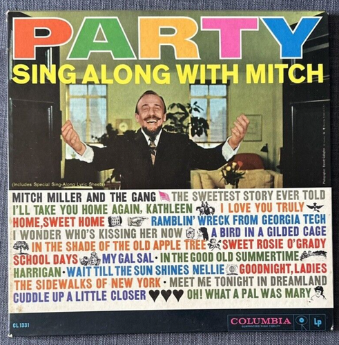 Mitch Miller Party Sing Along with Mitch by Columbia 33rpm VINYL LP RECORD | eBay