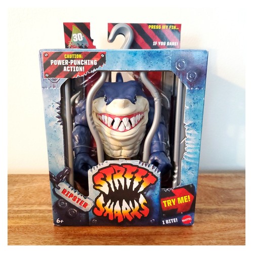 Street Sharks 30th Anniversary RIPSTER Figure Mattel 2024 New Sealed ...