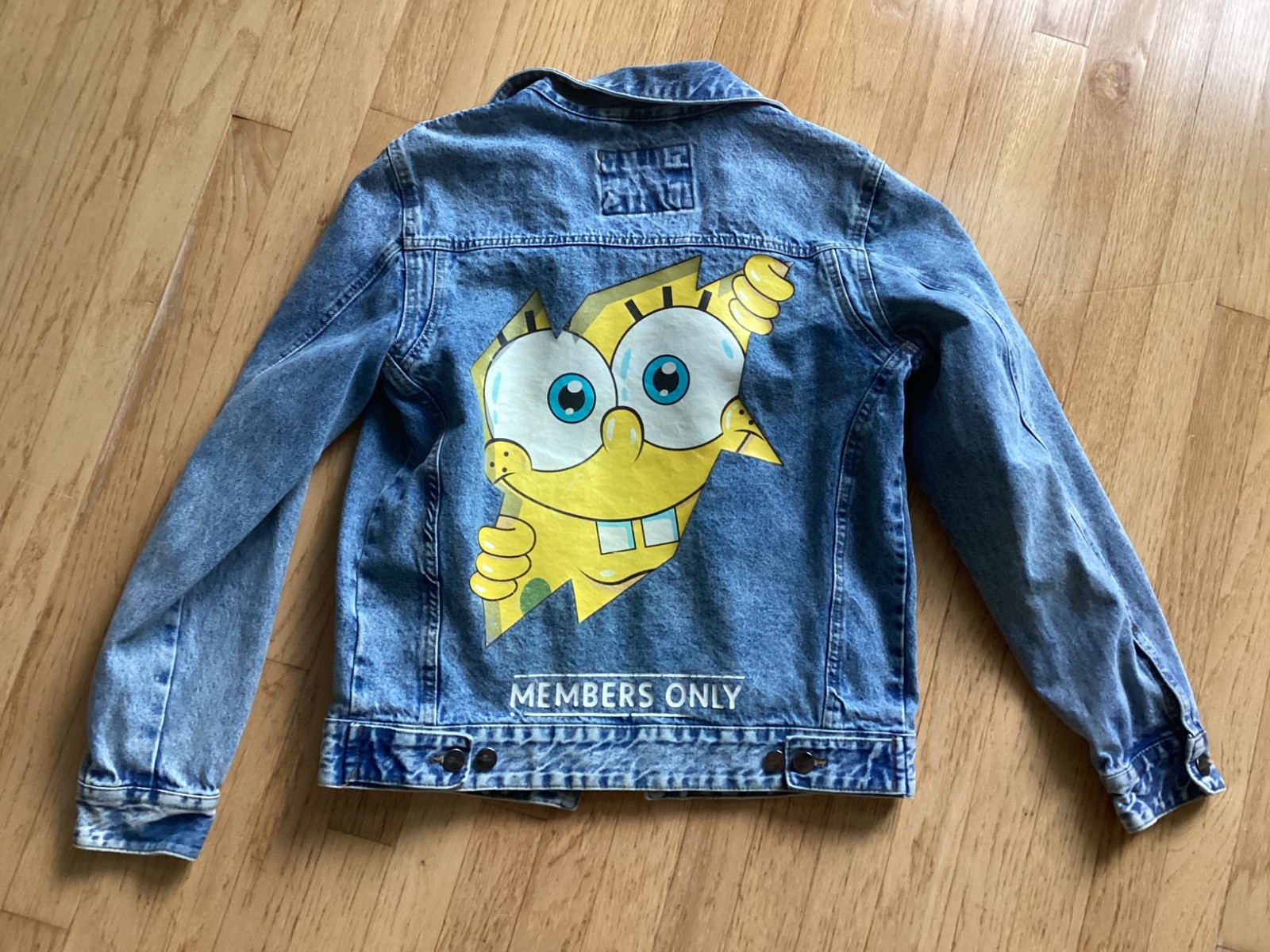 Nickelodeon Sponge Bob Members Only Denim jacket Grea… - Gem