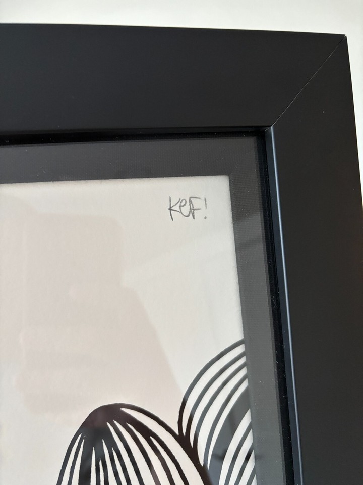 Kef! Flame Of Jewels #7 Original Screenprint 12/150 - Framed - COA | eBay