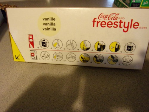 Coca-Cola Freestyle refill cartridge-Vanilla flavor cartridge 4/20/23 ...