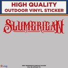 Slumerican Text, Die Cut High Quality Vinyl Sticker Decal | eBay