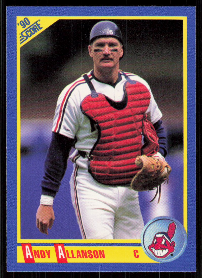 1990 Score 452 Andy Allanson Cleveland Indians | eBay