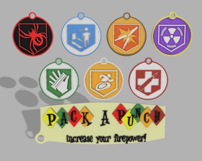 Call of duty perk machine logos keychains | eBay