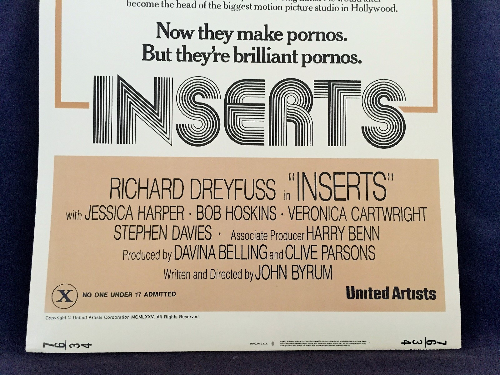 Original 1976 INSERTS Movie Poster 14 x 36 RICHARD DREYFUSS | eBay