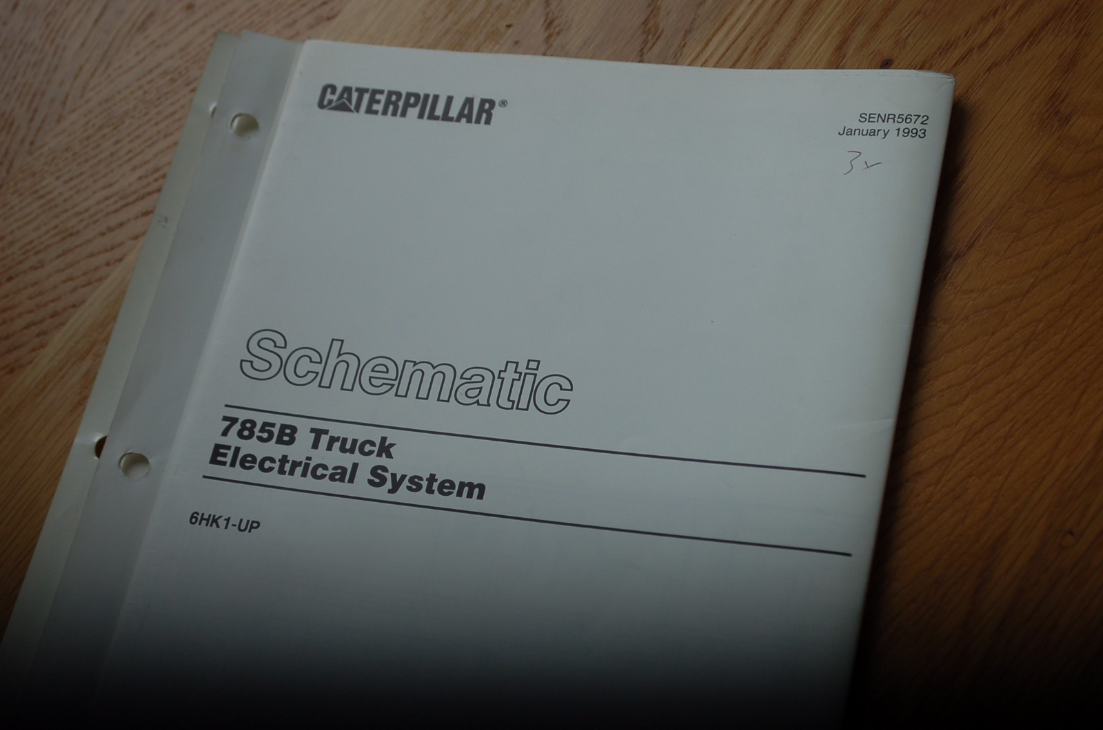 Caterpillar 785B Dump Truck Electrical Schematic diagram drawing manual ...