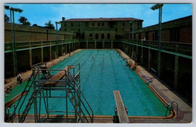 Louisiana State University LSU Swimming Pool, Baton Rouge LA, Vintage ...