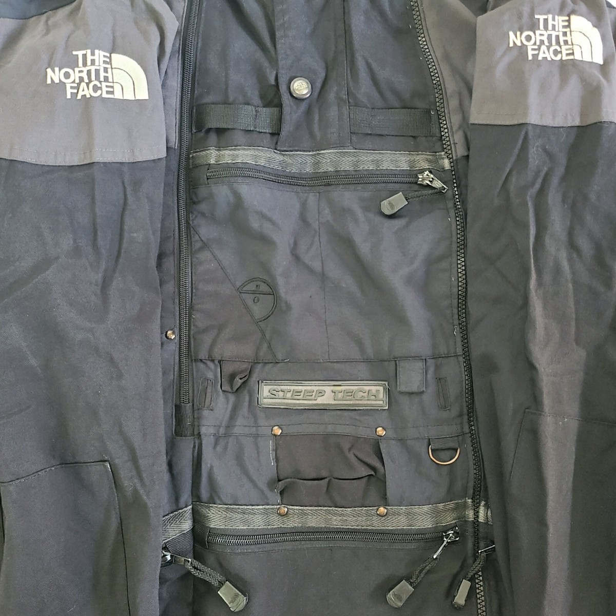 Vintage 90s Black Grey The North Face Steep Tech Apogee Scot Vintage 90s Black Grey The North Face Steep Tech Apogee Scot