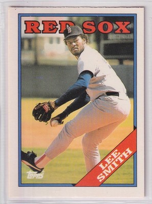 Lee Smith 1988 Topps Traded #110T Red Sox HOF a (109) | eBay
