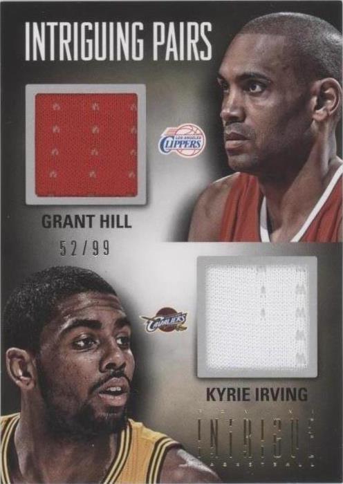 2012-13 Panini Intrigue - Intriguing Pairs Materials Kyrie Irving ...