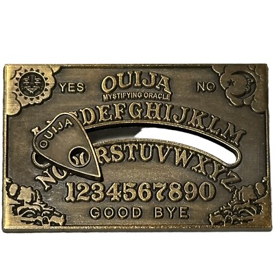 NEW Pin 2” Ouija Board Moving Planchette Bronze Brooch | eBay