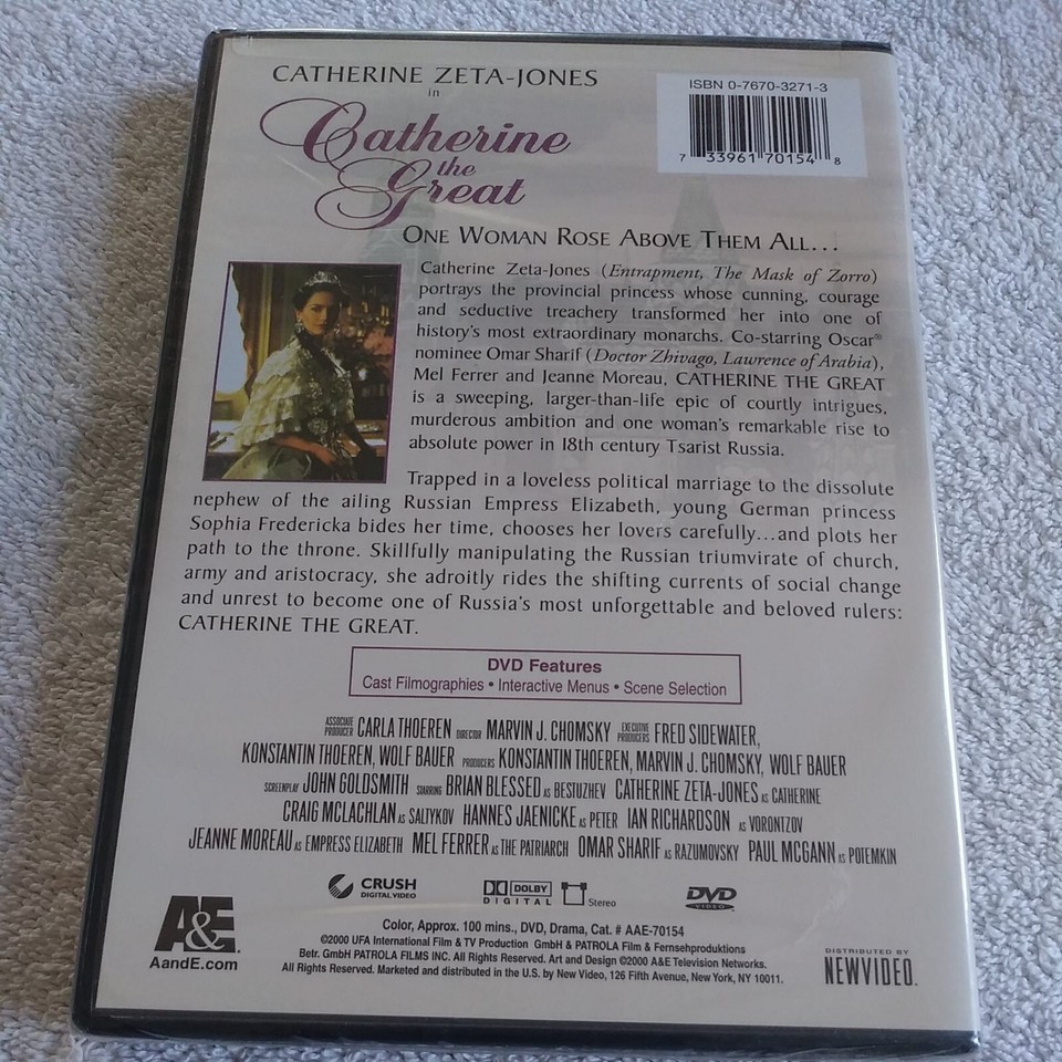 Catherine the Great DVD Zeta-Jones in 18th Century Tsarist Russia A&E ...