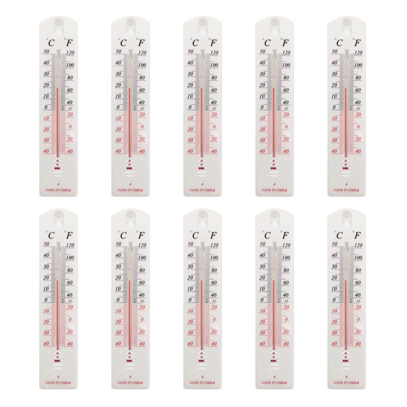 Practical Wall Thermometer Temperature Mounted Rust Proof Room Wall ...