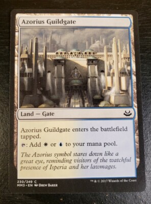 1x Azorius Guildgate Modern Masters 2017 Mtg Magic Card Dual Land Gate ...