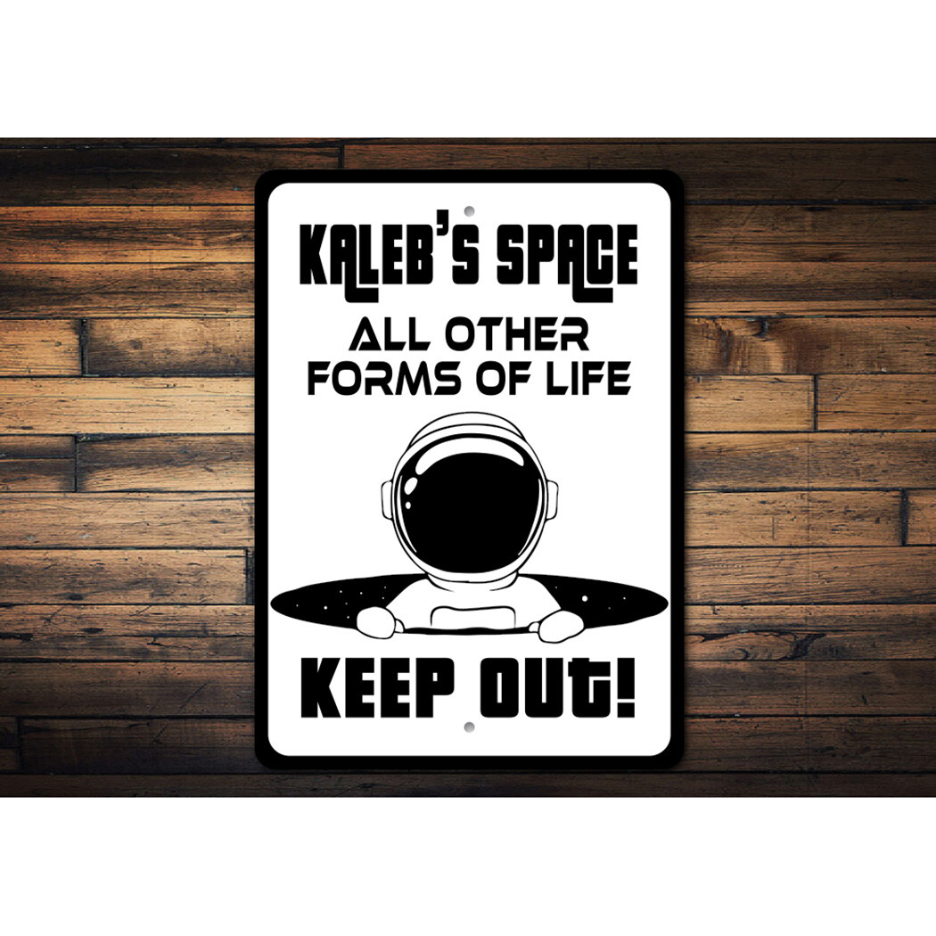 Custom Kids Space Room Metal Sign | eBay