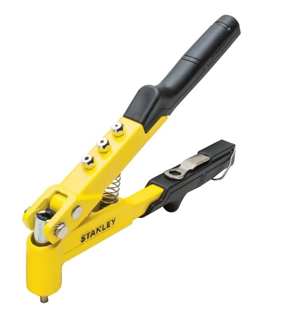 Stanley Riveter Rivet Gun Heavy Duty 2mm 3mm 4mm 5mm Rivets Yellow ...