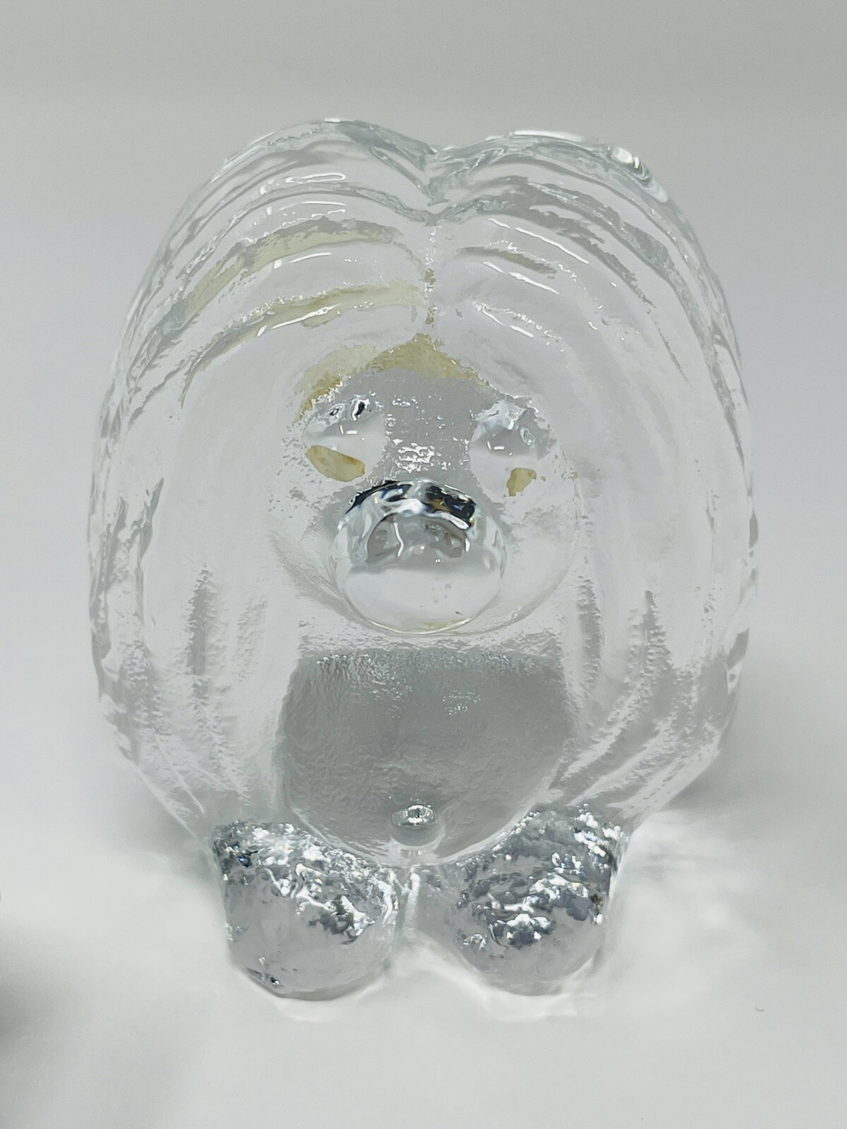 2 MCM Bergdala Glass Troll Figurine Paperweights VTG Swedish Peter ...