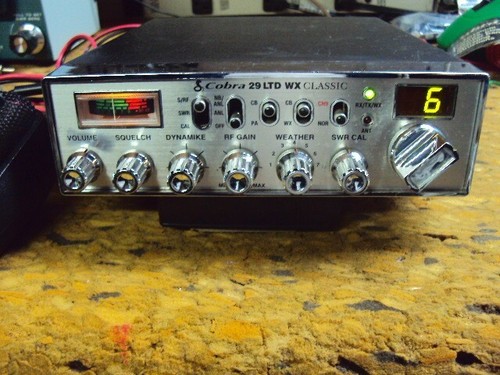 Cobra 29 LTD WX Classic 40 Channel CB Radio w/ Astatic mic/power cable ...