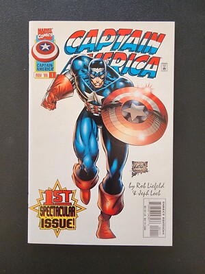 Marvel Comics Captain America #1 November 1996 1st app Rikki Barnes (b ...