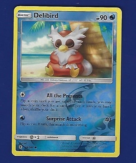 POKEMON DELIBIRD REVERSE FOIL CARD FREE SHIPPING | eBay
