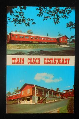 1970s Train Coach Restaurant Hill Motor Lodge Railroad Tannersville PA ...