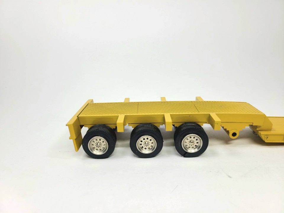 Kenworth K100 6x4 Sleeper with Lowboy Trailer Yellow ASAM Smith 1:48 ...
