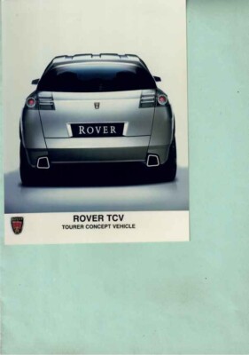 photo de presse / press photo original Rover TCV Tourer concept 2002 | eBay