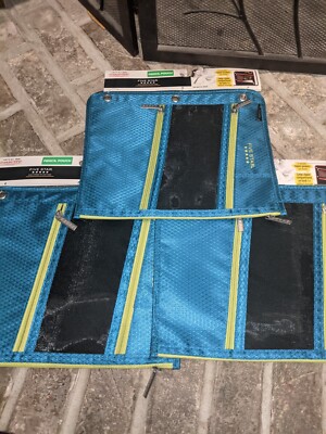 3 Mead Five Star Pencil Pouch for Binders 3 Zippered Compartments 11" x ...