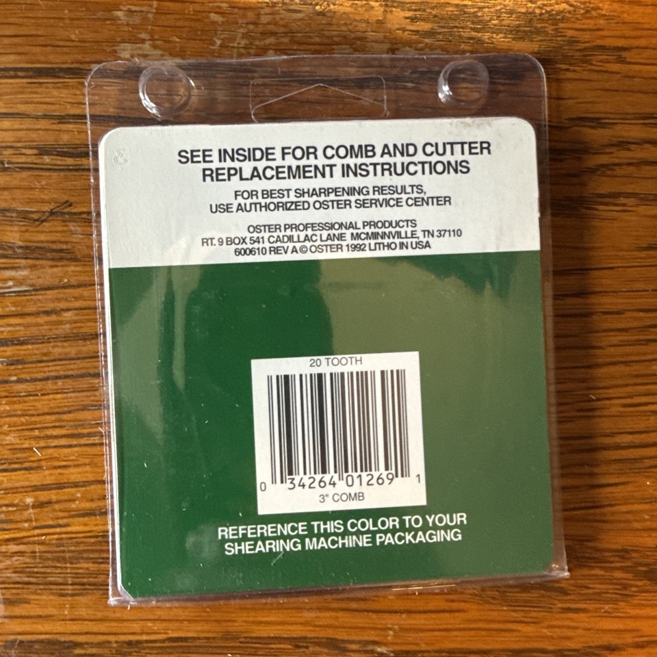 OSTER Goat Comb 20T Hair Clipper Shear Blade P-7112 | eBay