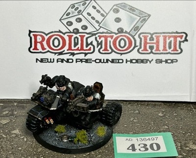 Warhammer 40k Space Marine Attack Bike Assembled And Painted | eBay