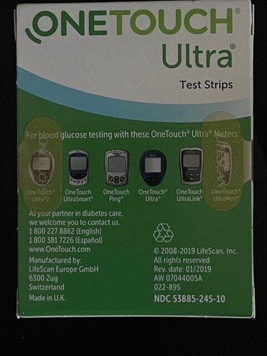 One Touch Ultra Blue Test Strips 100 Count Exp. Nov. 2026🎄🎄🎄 | eBay