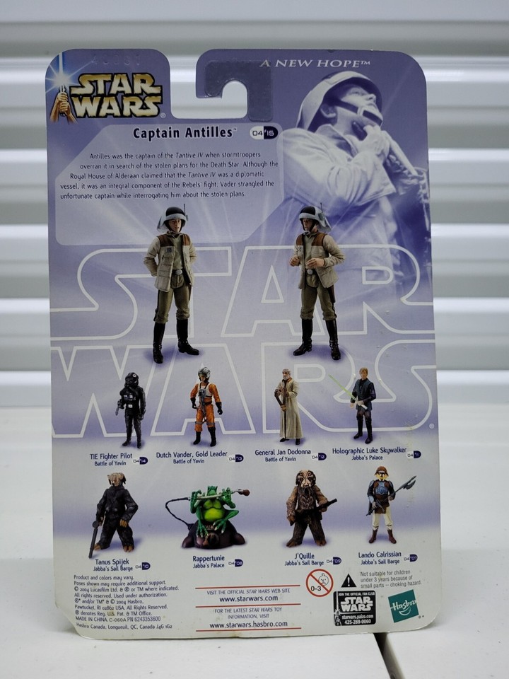 Captain Antilles Tantive IV Invasion 2004 #15 STAR WARS Saga Collection ...