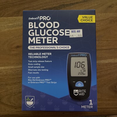EMBRACE PRO BLOOD GLUCOSE METER PROFESSIONAL CHOICE NEW | eBay
